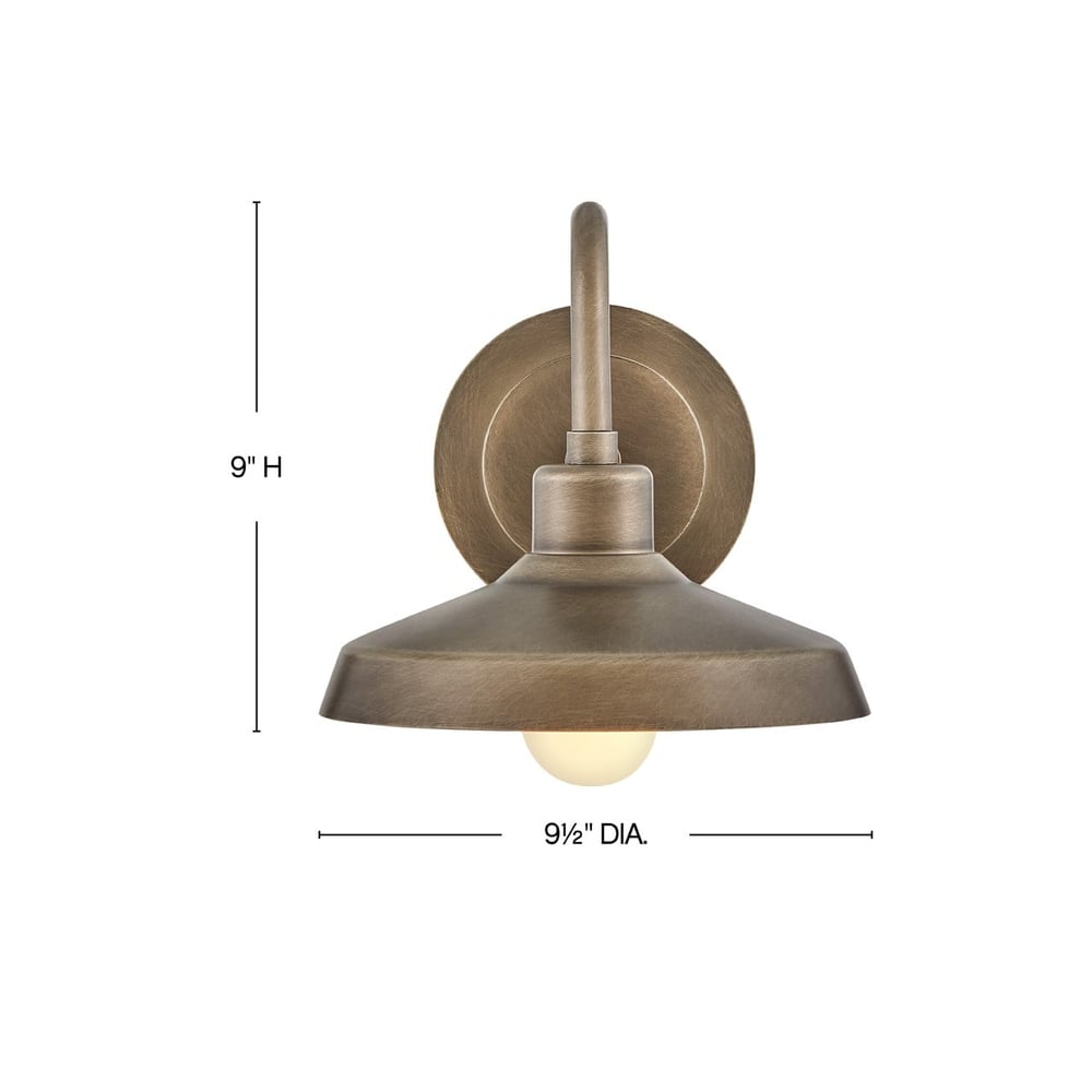 Hinkley Lighting Forge Gooseneck Outdoor Wall Light | Lightopia