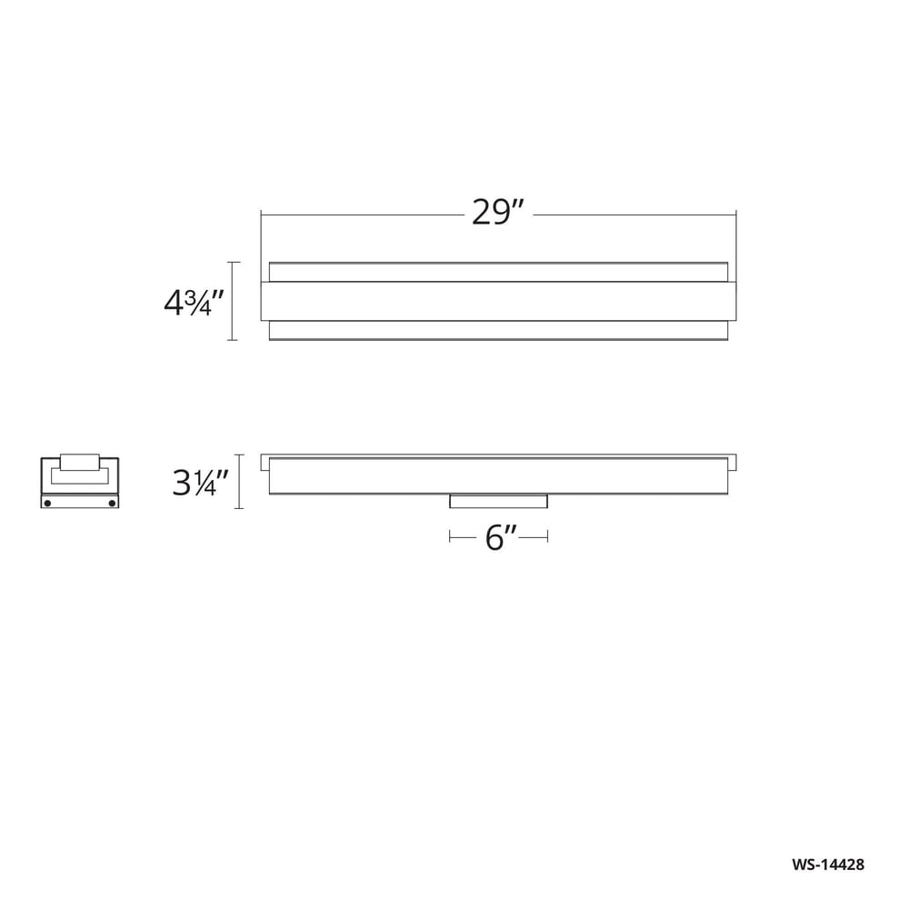 Modern Forms Posh Vanity Light | Lightopia