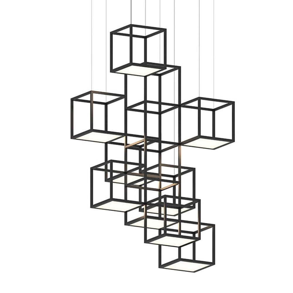 Sonneman Cubix Multi-Light Vertical Pendant | Lightopia