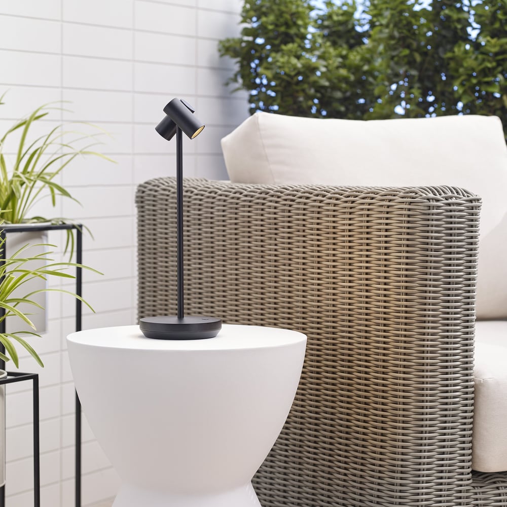 Visual Comfort Modern Doppia Accent Rechargeable Table Lamp | Lightopia