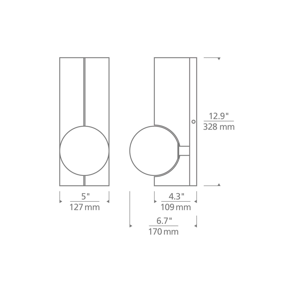 Visual Comfort Modern Orbel Wall Light | Lightopia