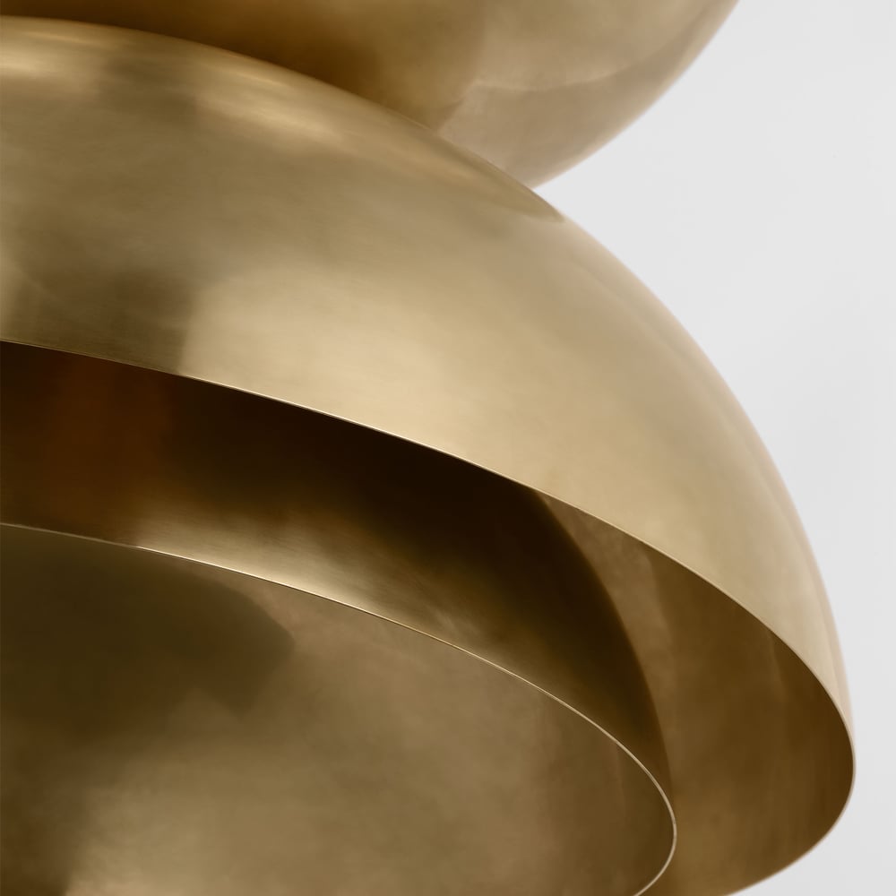 Visual Comfort Modern Shanti Double Asymmetric Pendant | Lightopia