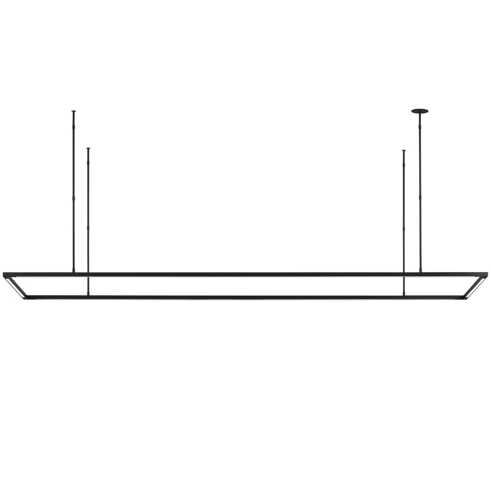 Visual Comfort Modern Stagger Halo Linear Suspension | Lightopia