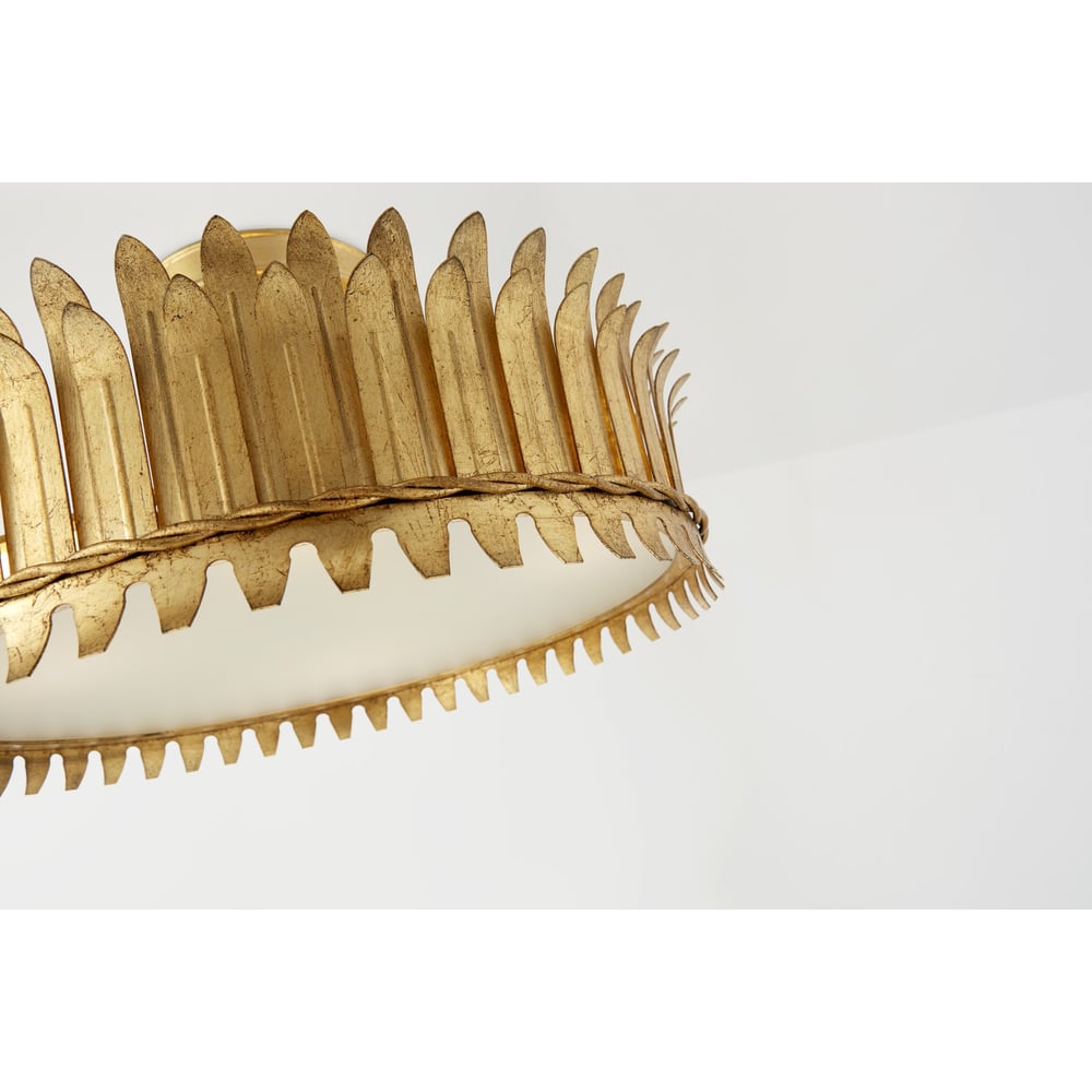 Visual Comfort Signature Leslie 16" Semi-Flush Mount | Lightopia