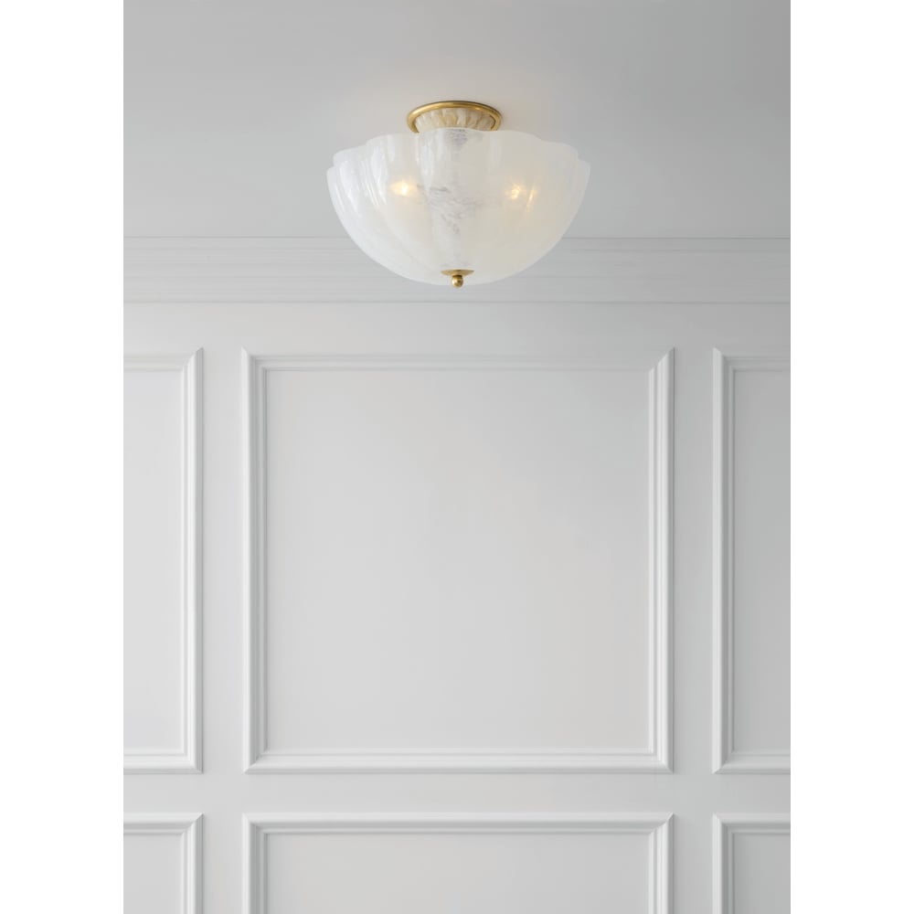 Visual Comfort Signature Rosehill Semi-Flush Mount | Lightopia