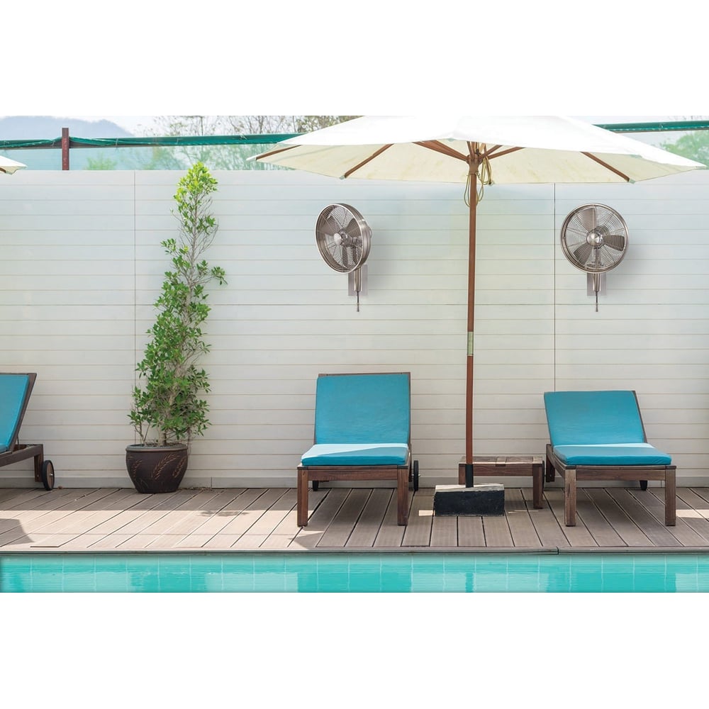 Minka Aire Anywhere Oscillating Outdoor Wall Fan | Lightopia