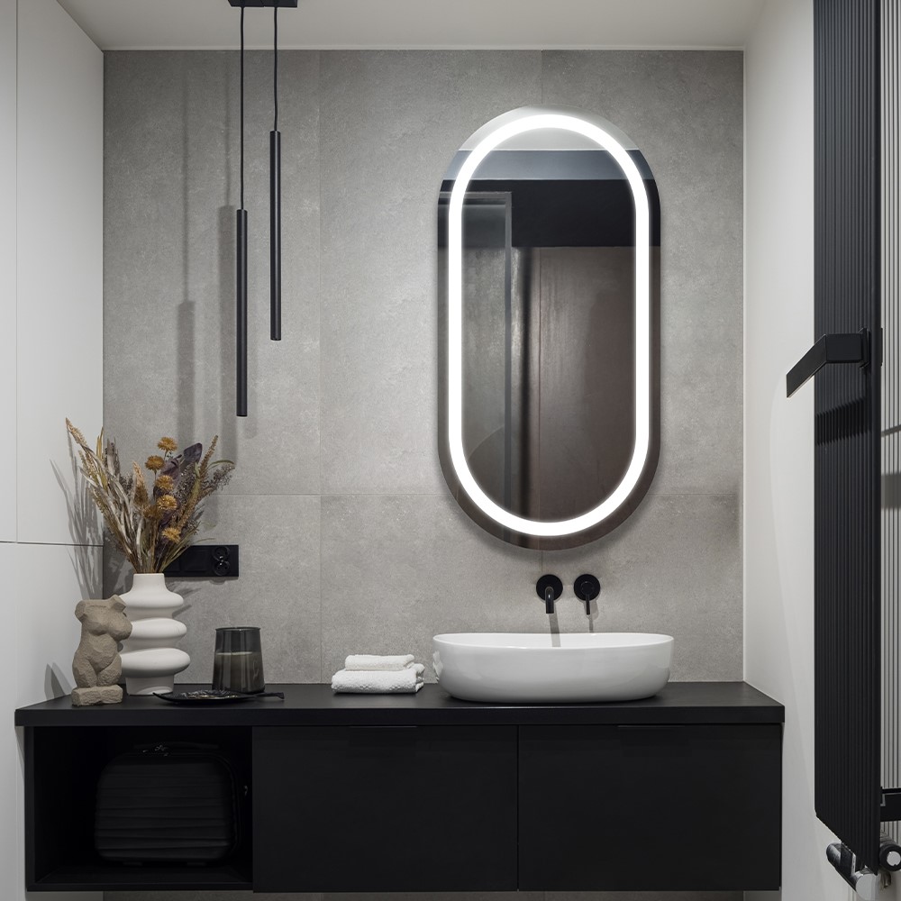 Electric Mirror Saratoga Lighted Mirror | Lightopia