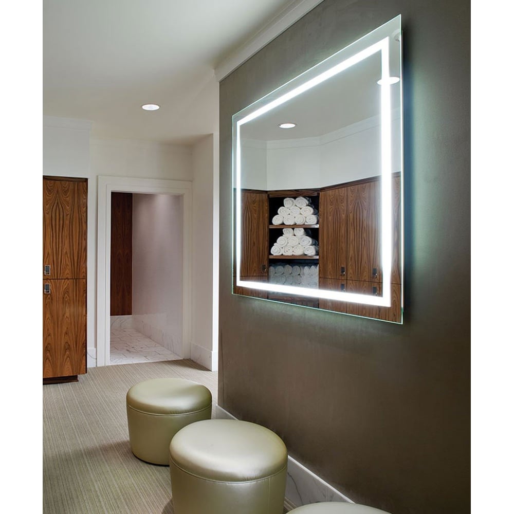 Electric Mirror Integrity Rectangle Lighted Mirror | Lightopia
