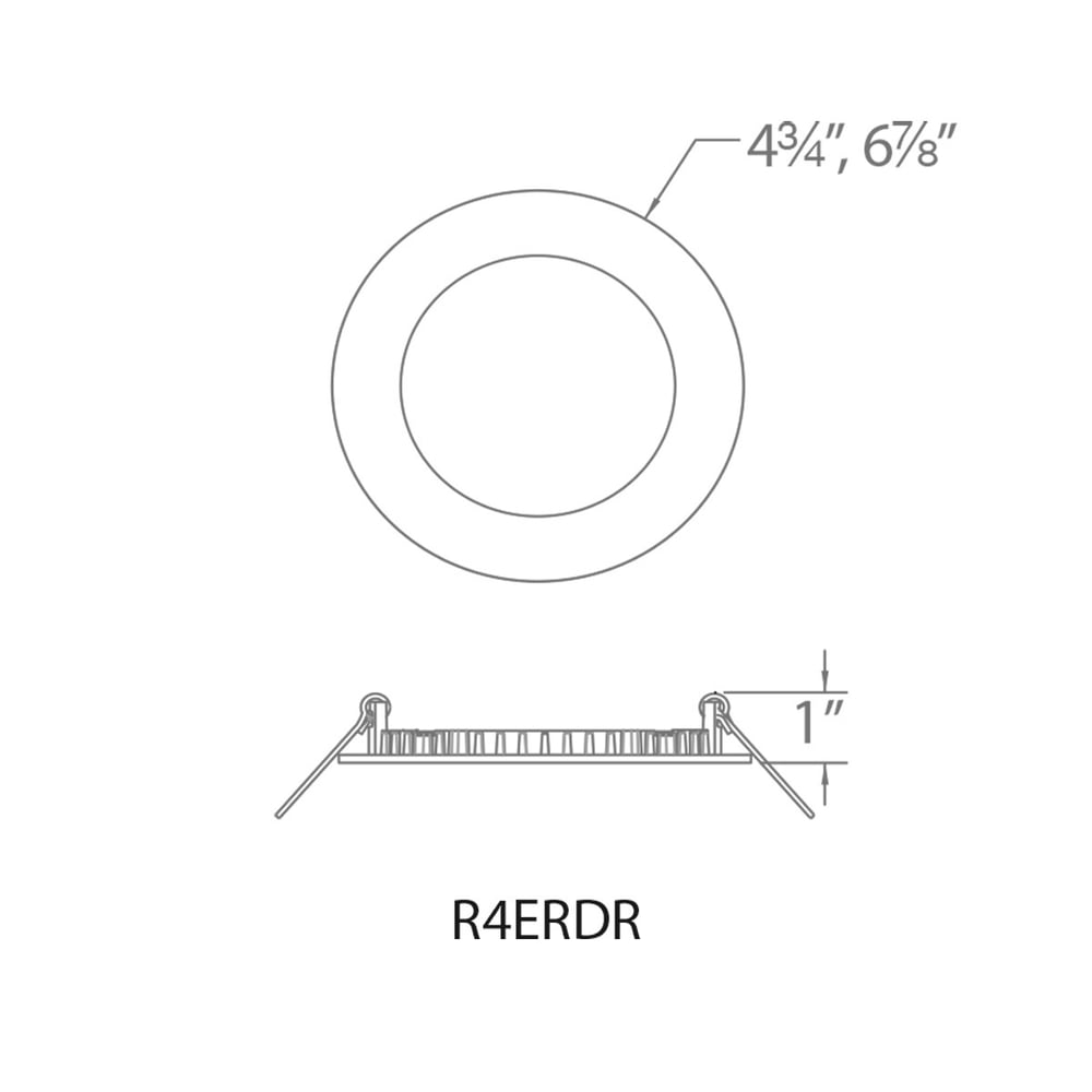 WAC Lighting Lotos 4" Rd. Downlight Trim/Remodel Housing | Lightopia