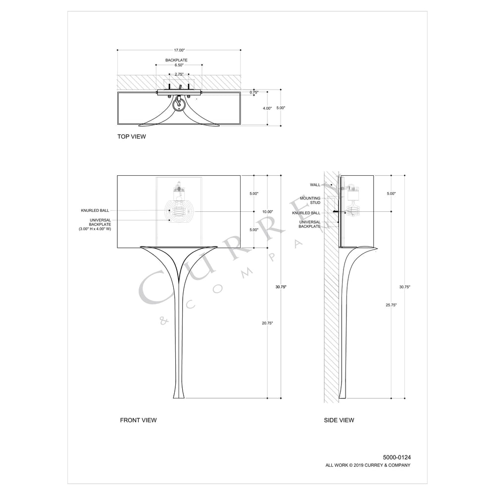 Currey & Company Choisy Wall Sconce | Lightopia