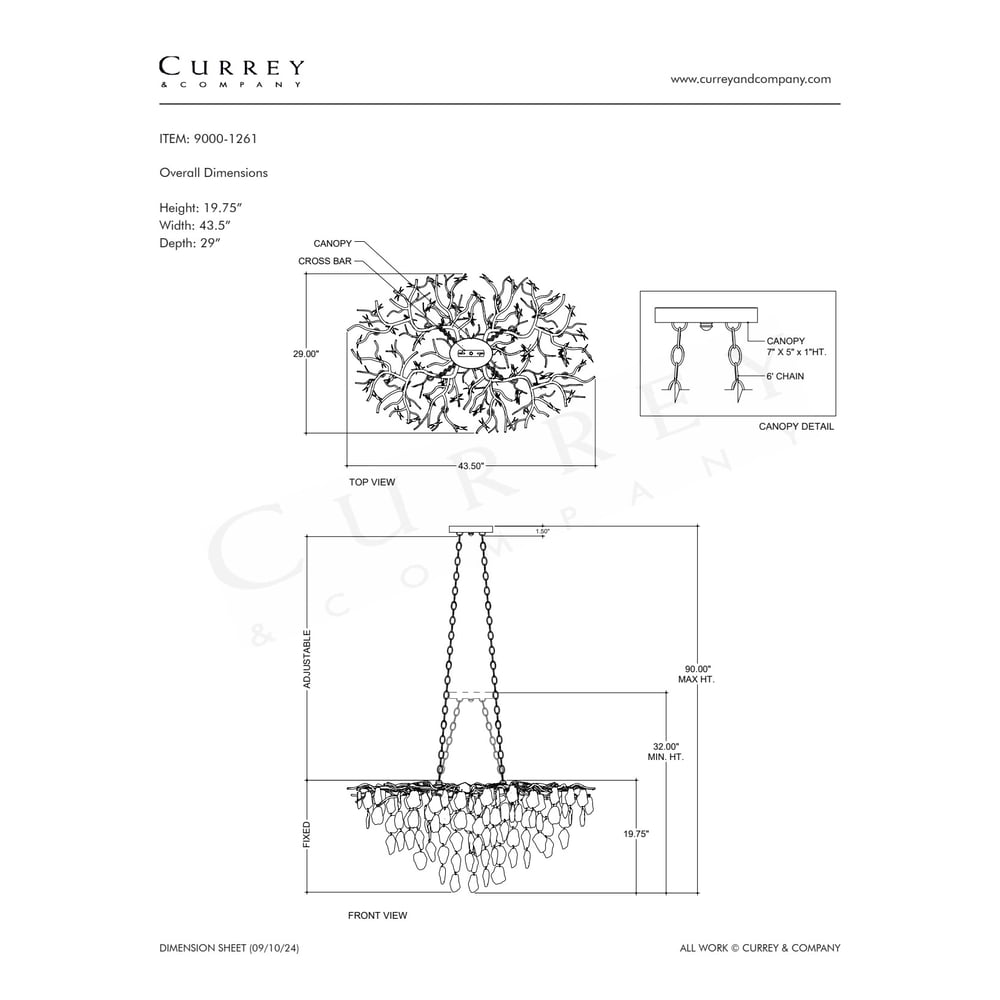 Currey & Company Lucullan Chandelier | Lightopia
