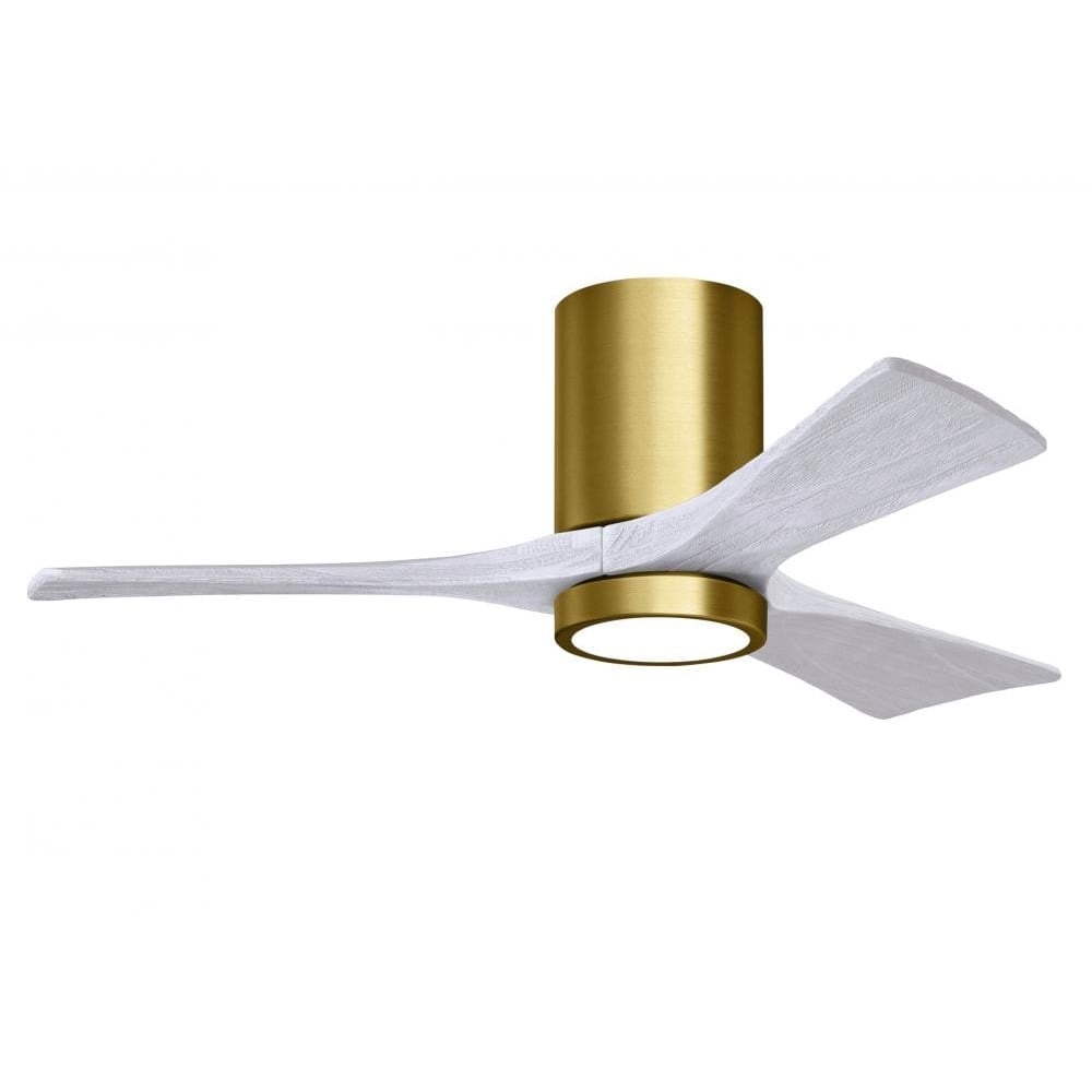 Matthews Fan Company Irene Flush Mount Ceiling Fan with Light | Lightopia