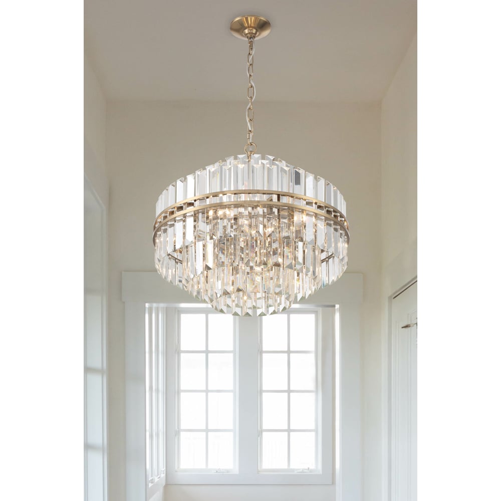 Crystorama Hayes Chandelier | Lightopia