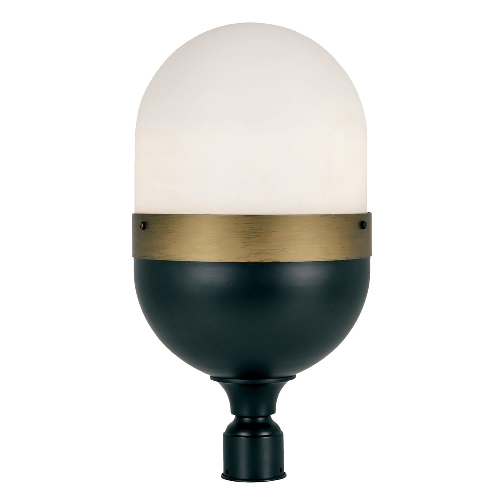 Crystorama Capsule Outdoor 3-Light Post | Lightopia