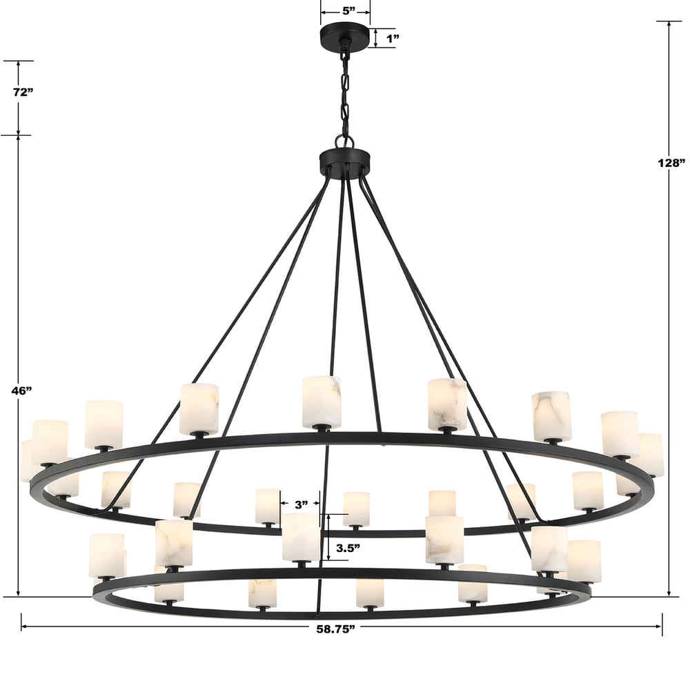 Crystorama Aragon Tiered Chandelier | Lightopia
