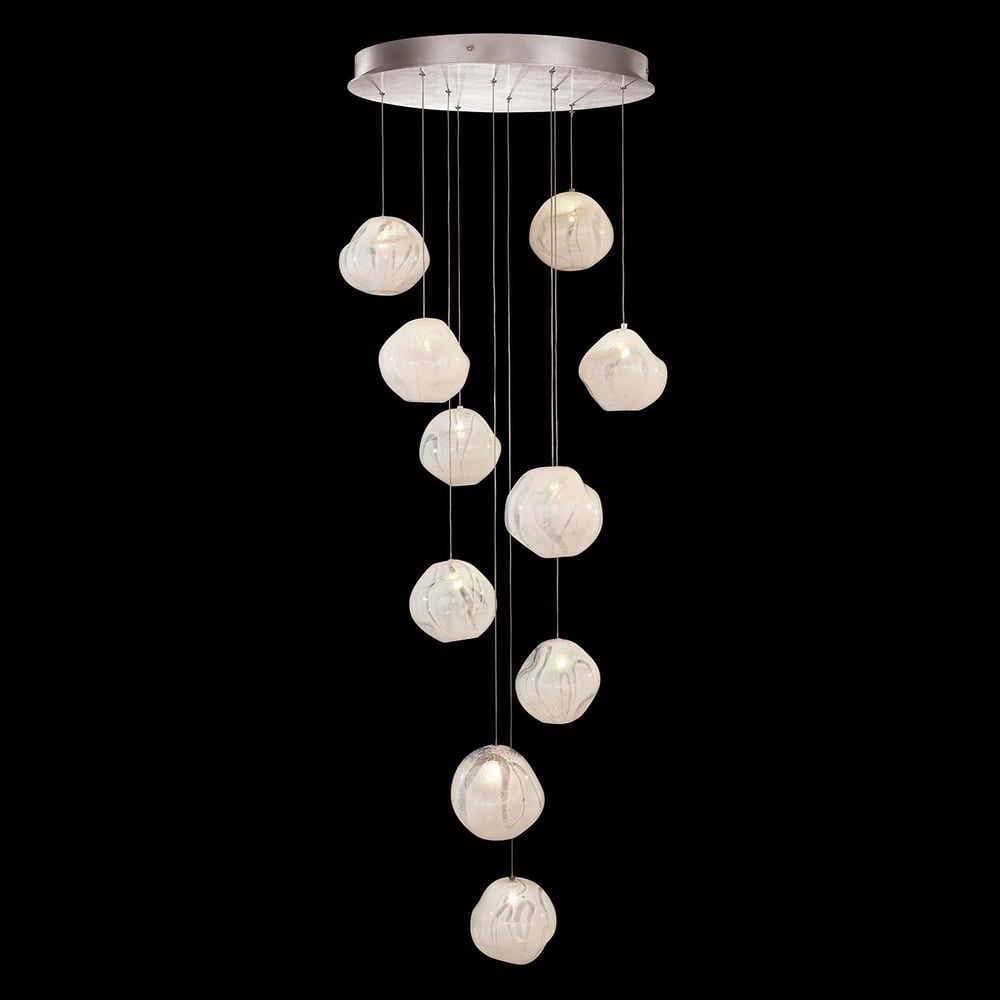 Fine Art Handcrafted Lighting Vesta Round Multi Light Pendant | Lightopia