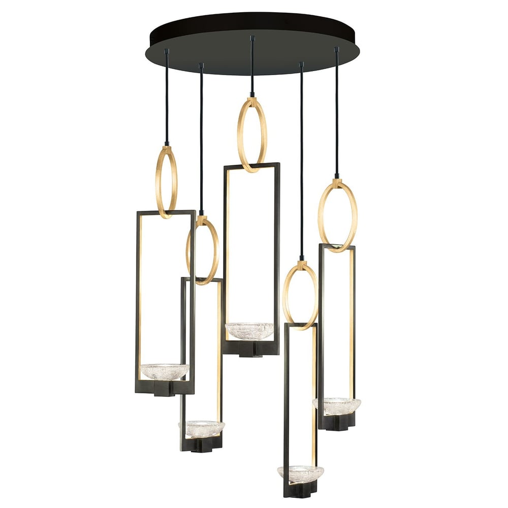 Fine Art Handcrafted Lighting Delphi Round Multi Light Pendant | Lightopia