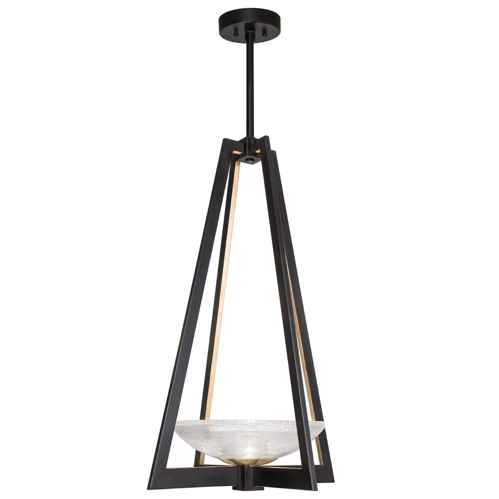 Fine Art Handcrafted Lighting Delphi Pyramid Pendant | Lightopia