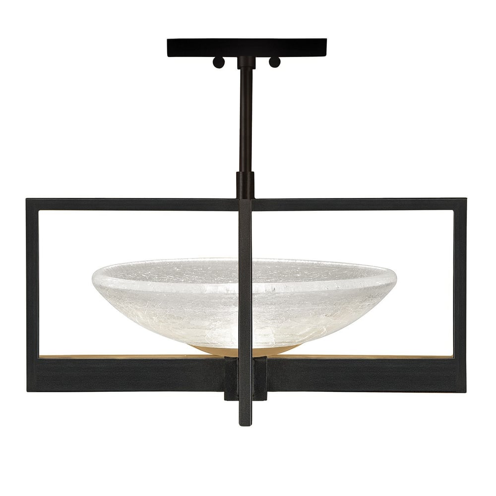 Fine Art Handcrafted Lighting Delphi Semi Flush Ceiling Light | Lightopia