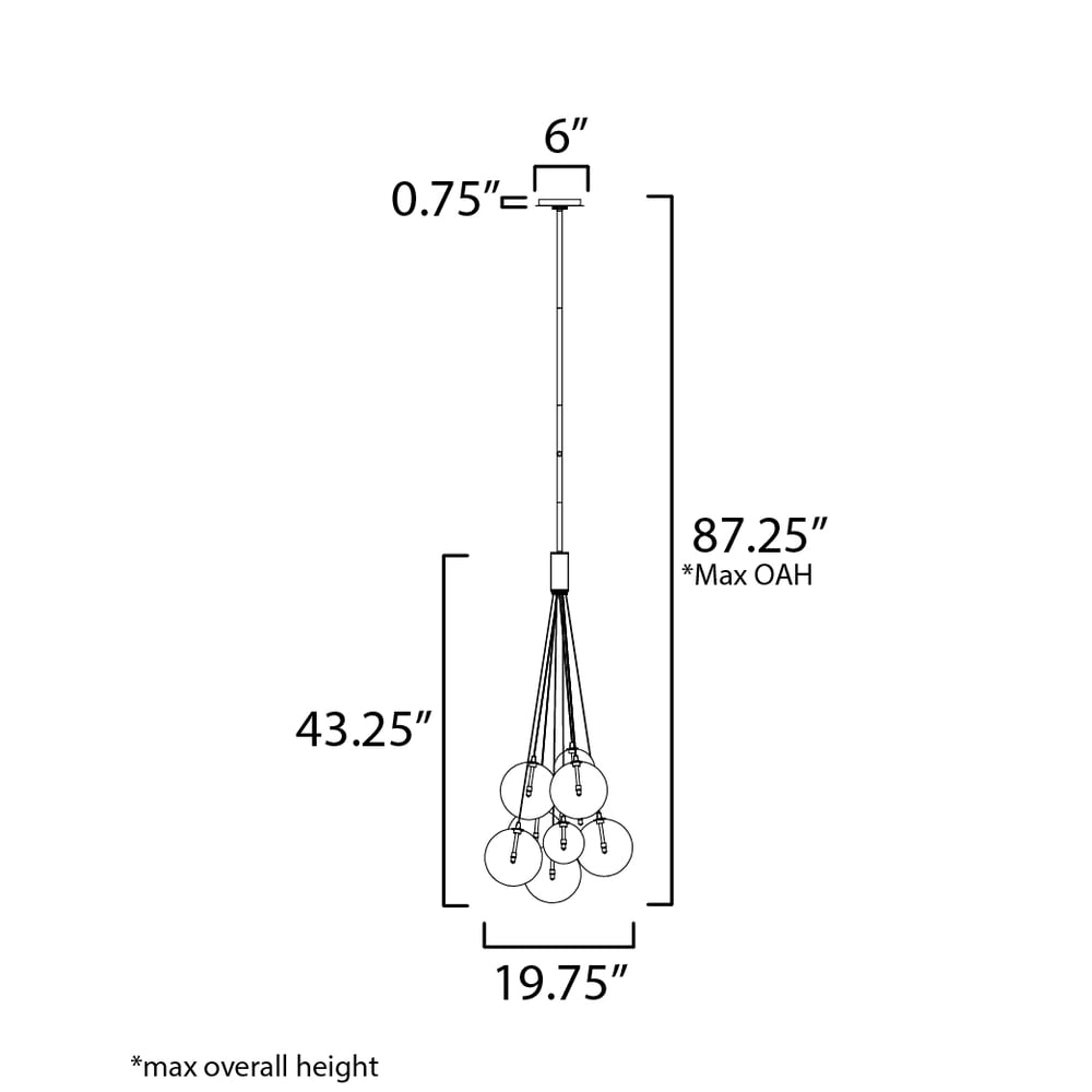 ET2 Burst Multi-Light Pendant | Lightopia