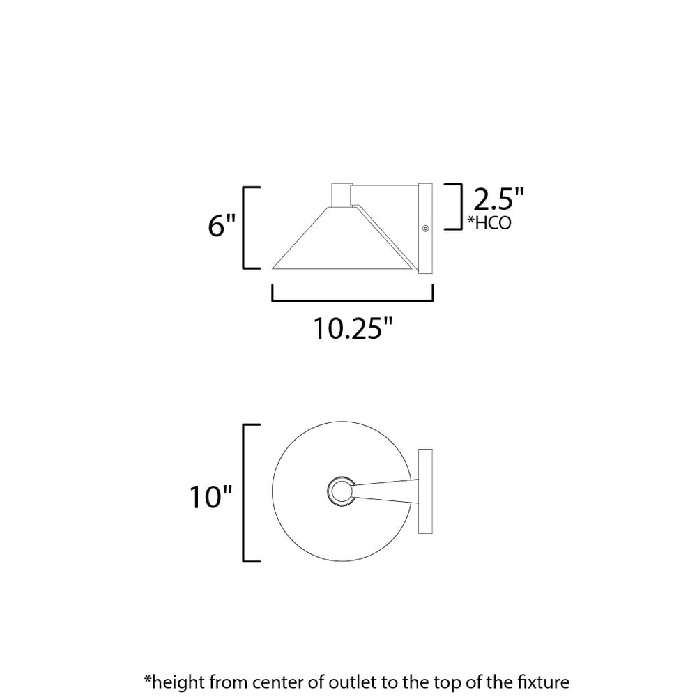 Maxim Lighting Conoid Outdoor Wall Light | Lightopia