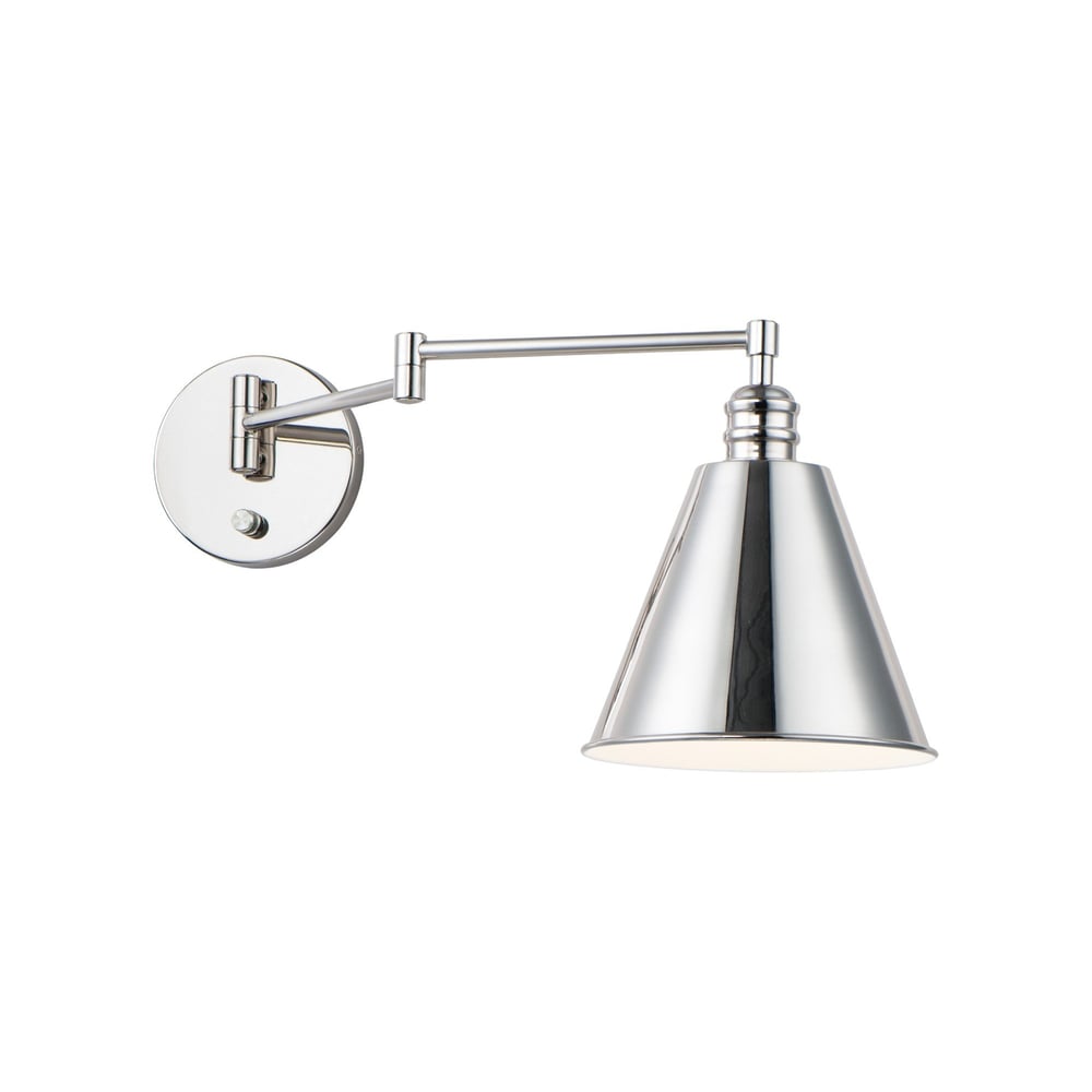 Maxim Lighting Library Swing Arm Wall Sconce | Lightopia