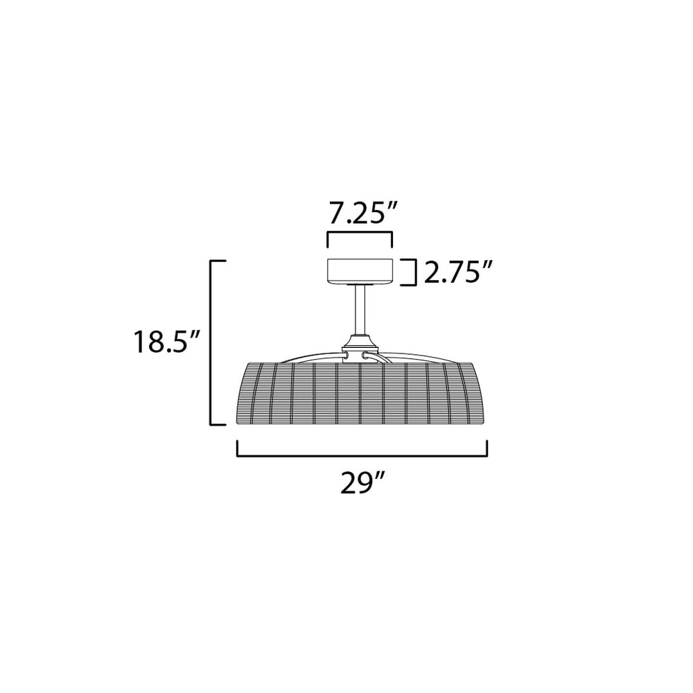 Maxim Lighting Tulum Wifi-Enabled LED Fandelight | Lightopia