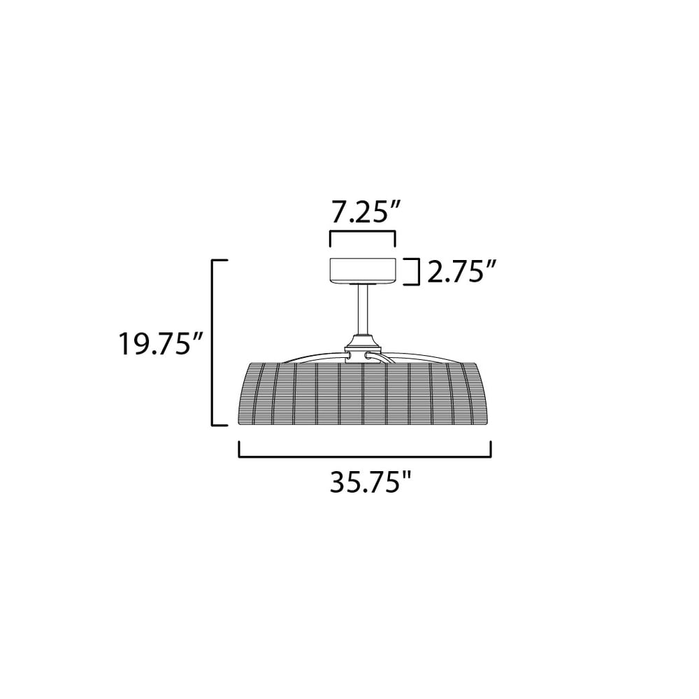 Maxim Lighting Tulum Wifi-Enabled LED Fandelight | Lightopia