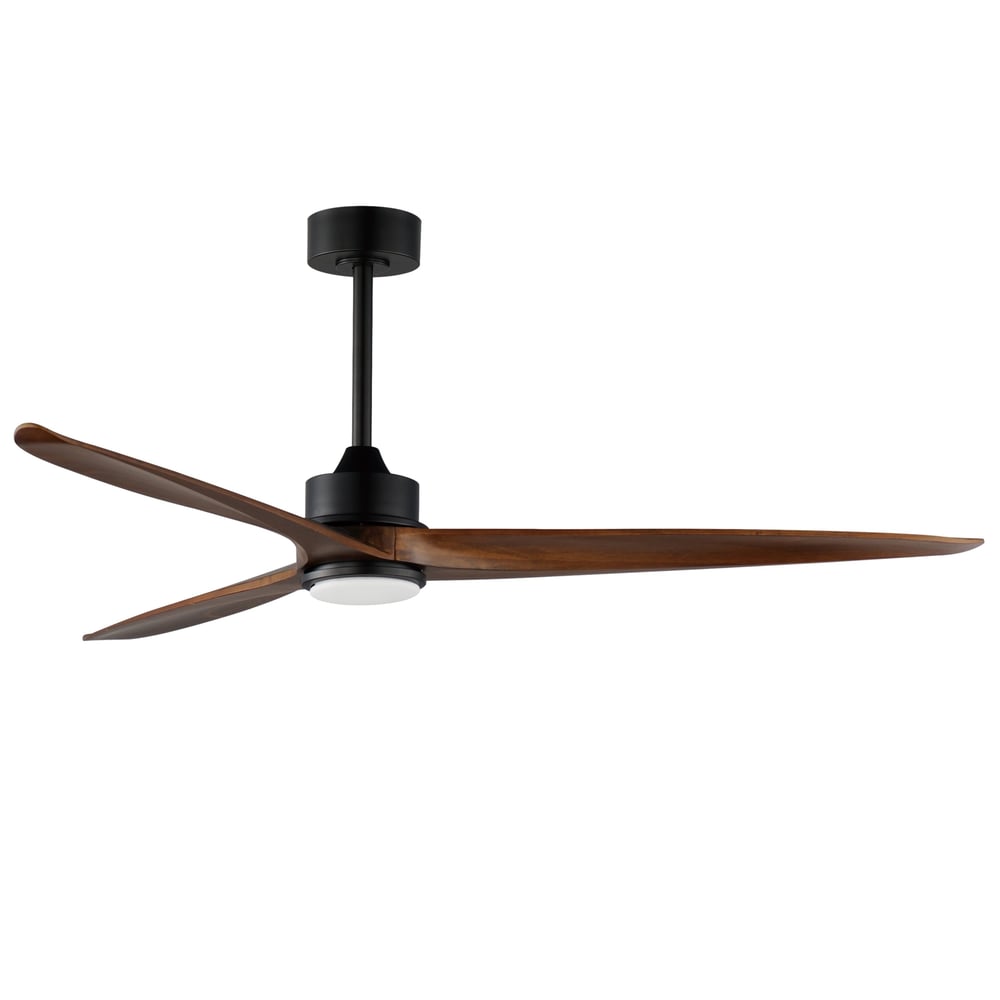 Maxim Lighting Woodwind Solid Wood Blade Ceiling Fan with Light | Lightopia