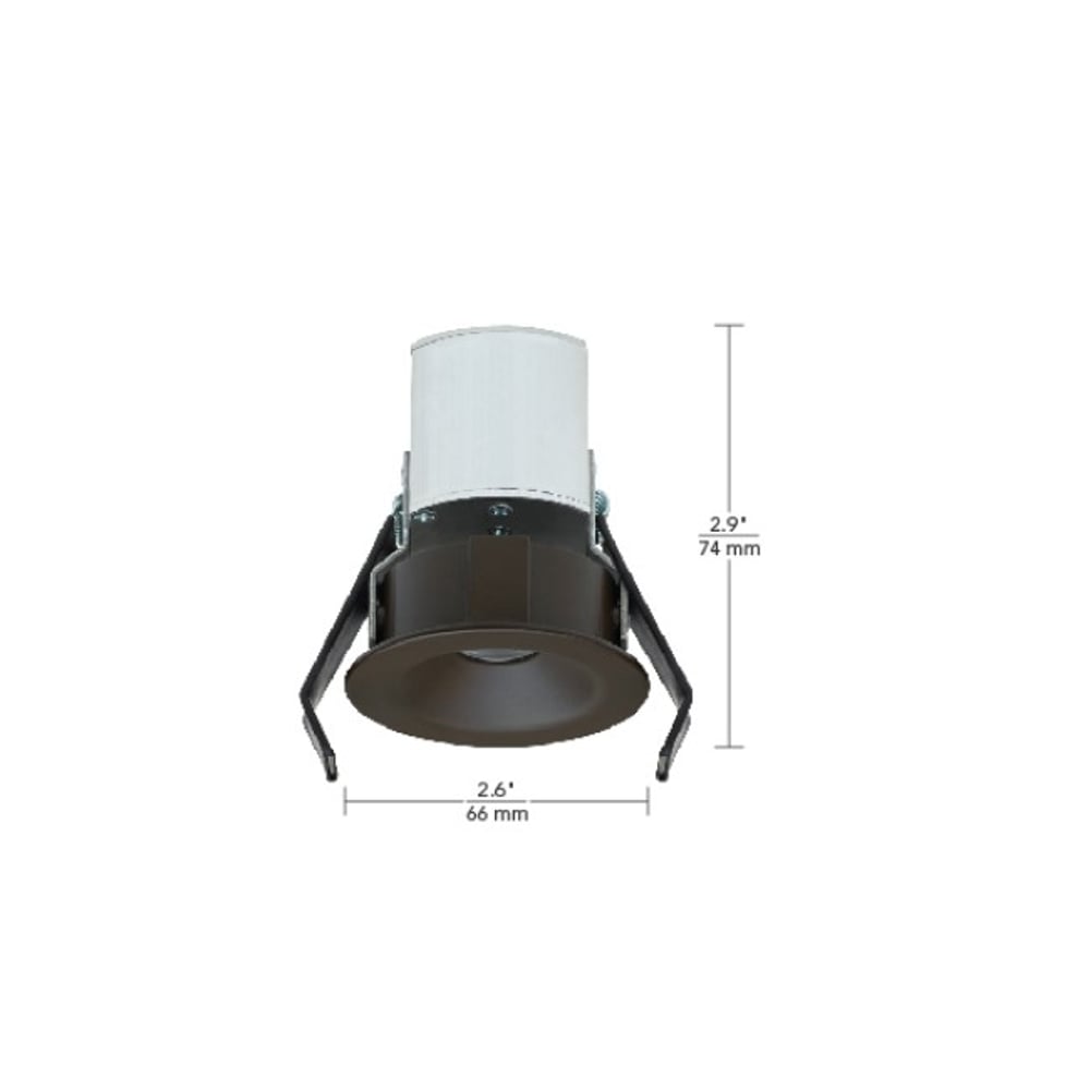 Visual Comfort Architectural Entra Niche 2" Fixed Downlight Housing ...