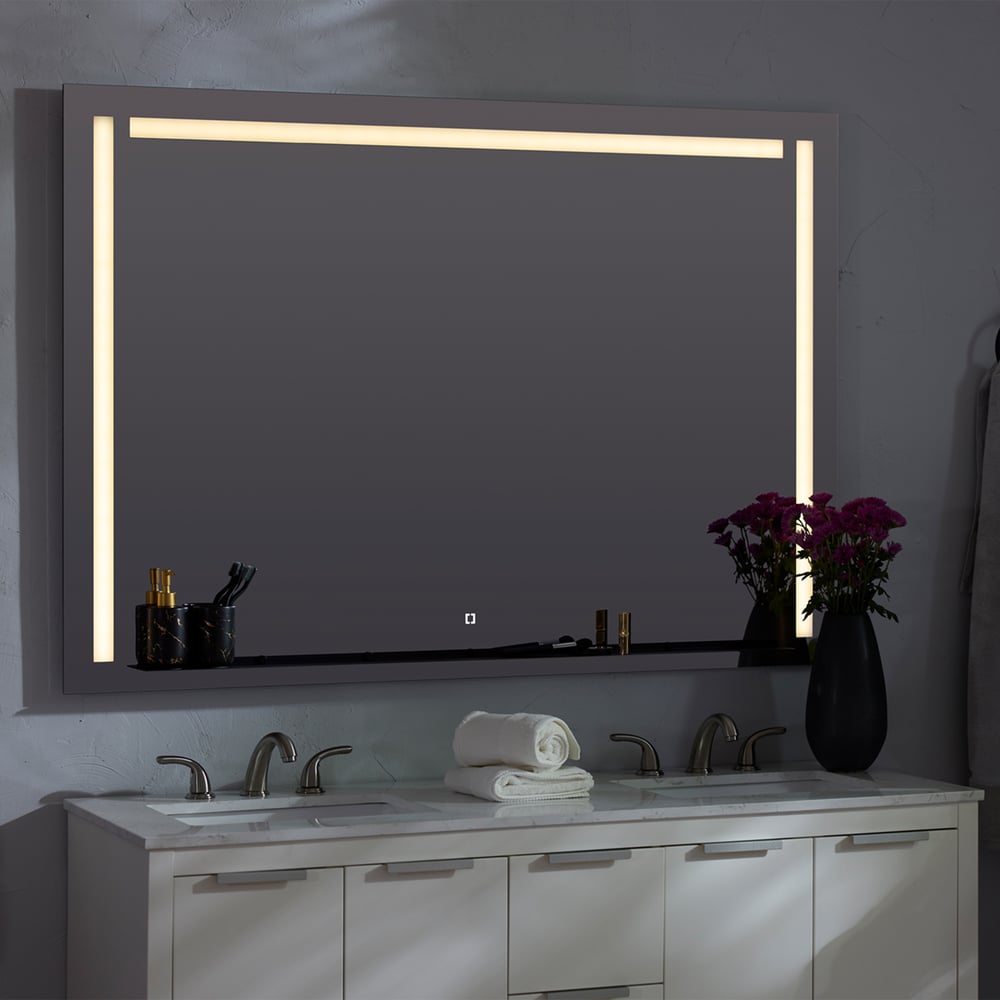 Oxygen Skylight Square LED Mirror | Lightopia