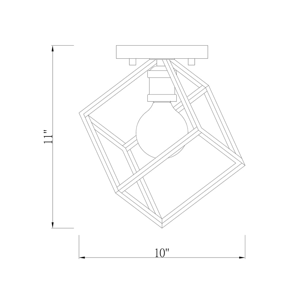 Z-Lite Vertical Flush Mount | Lightopia
