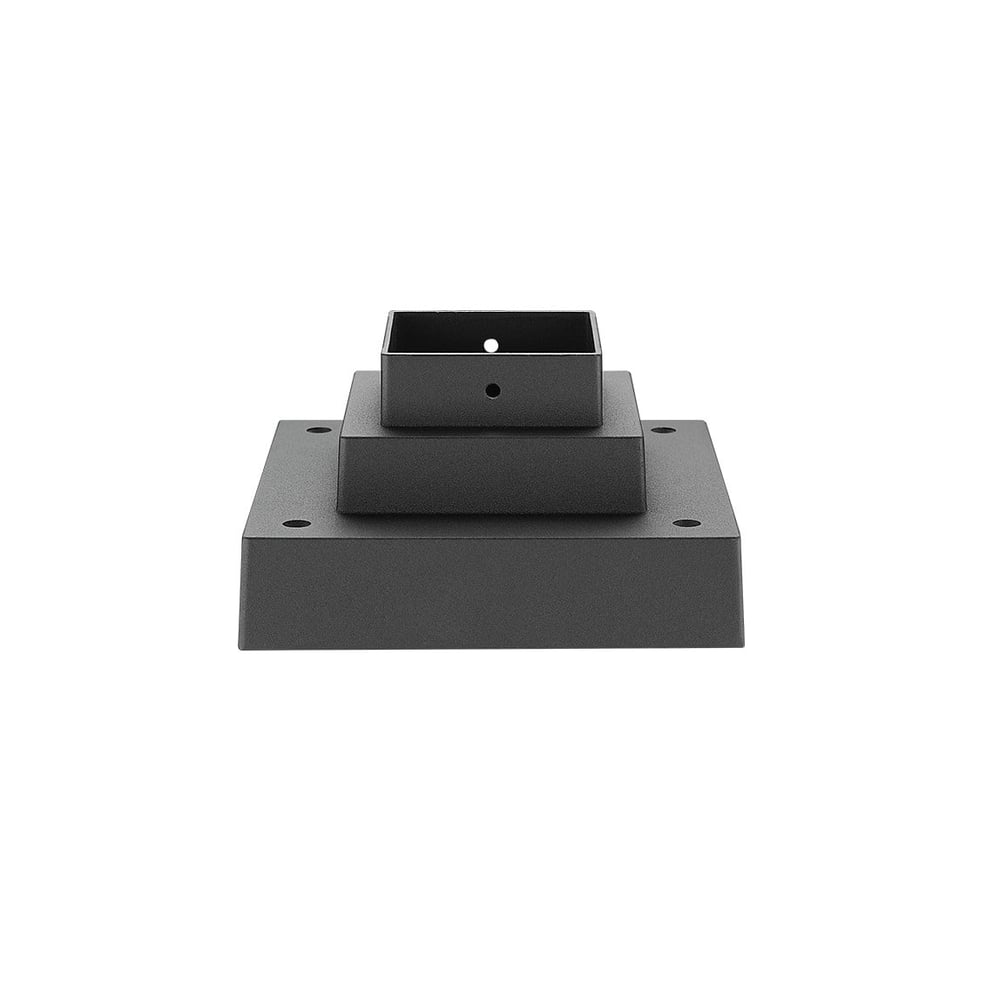 Z-Lite Outdoor Pier Mount Square Stepped Base Accessory | Lightopia