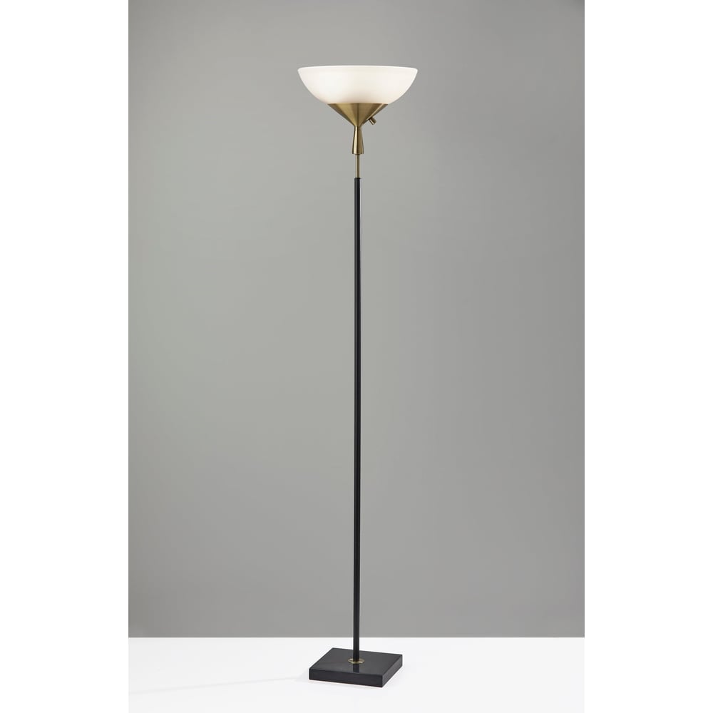 Adesso Noah Torchiere Floor Lamp Lightopia