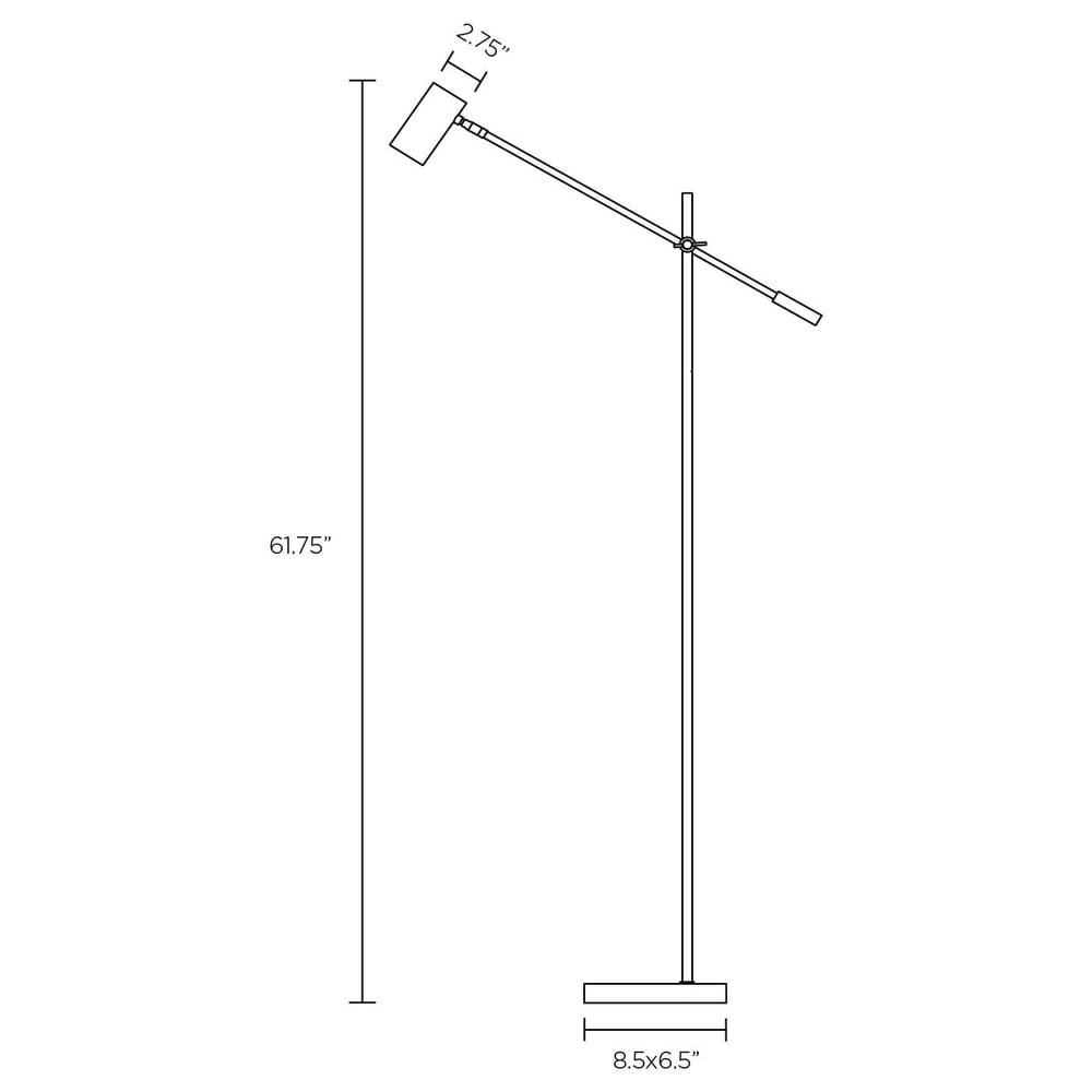 Adesso Collette LED Floor Lamp | Lightopia