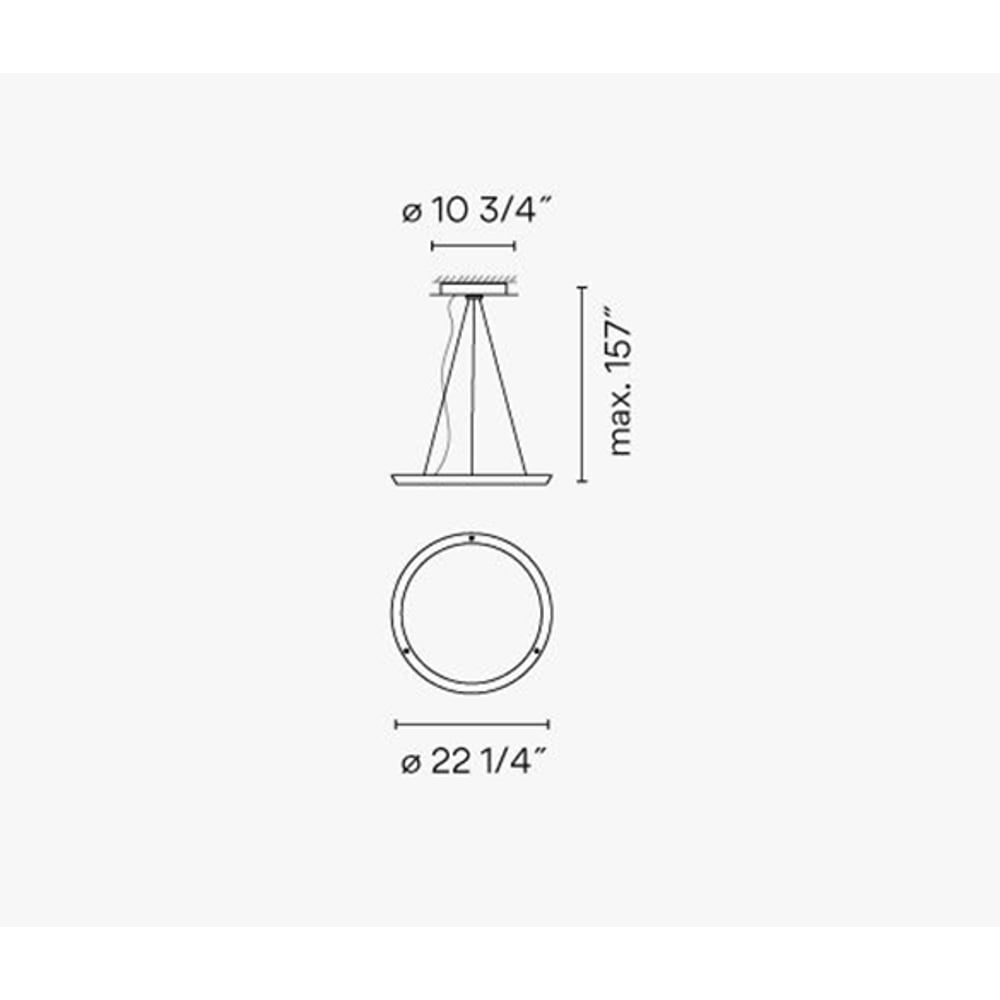 Vibia Halo Circular Pendant | Lightopia