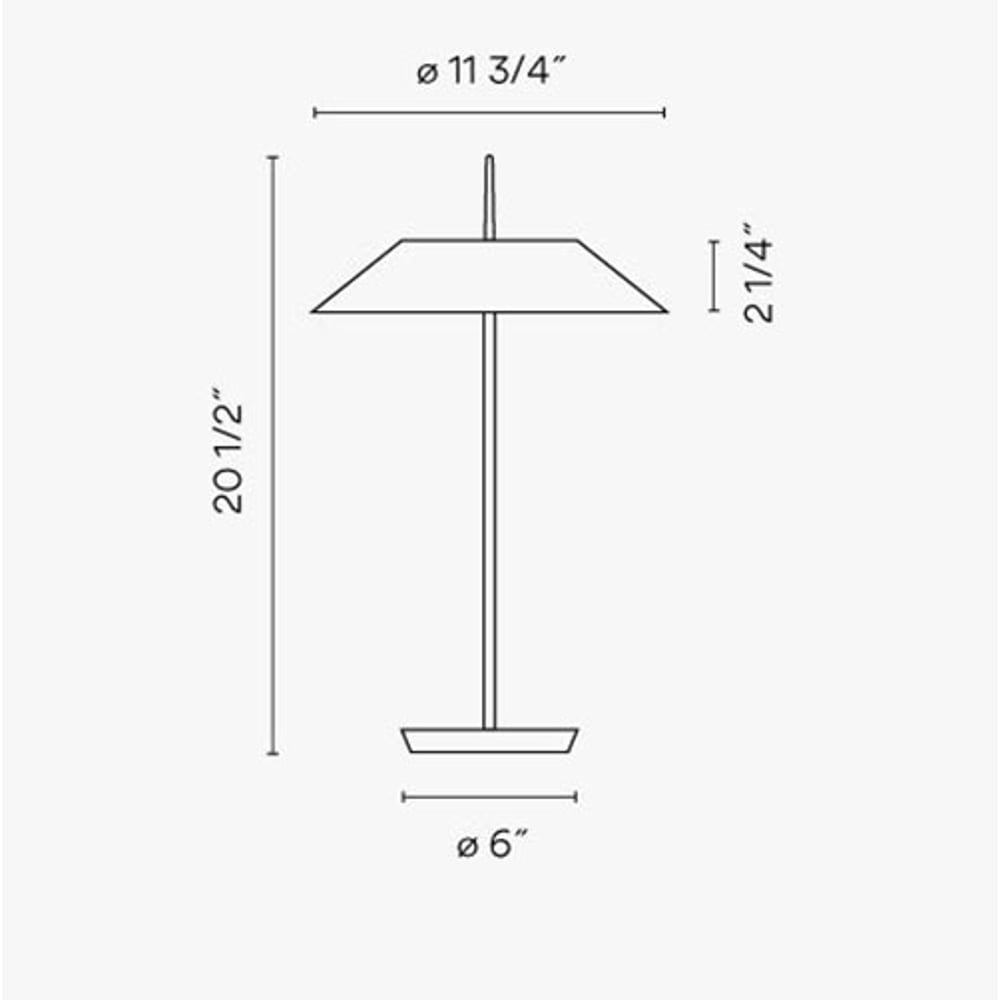 Vibia Mayfair Portable Table Lamp | Lightopia