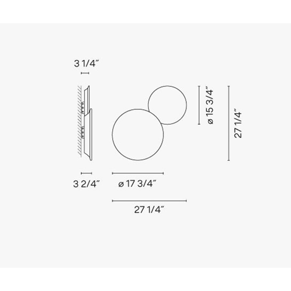 Vibia Puck Wall Art 5481 Wall Sconce | Lightopia