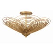 Crystorama Doral Semi-Flush Ceiling Light | Lightopia