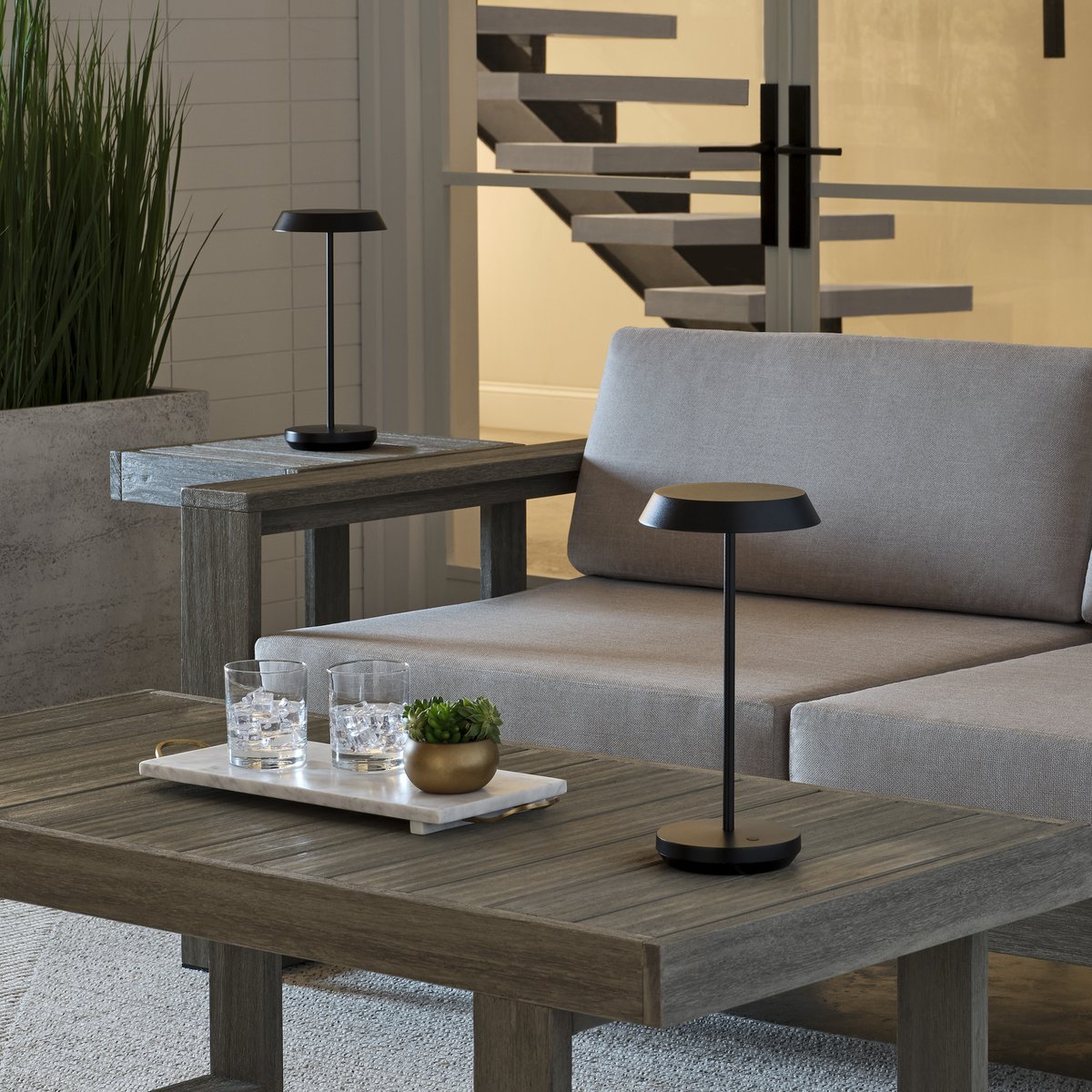 Visual Comfort Modern Tepa Accent Rechargeable Table Lamp | Lightopia