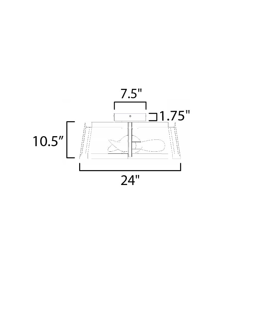Maxim Lighting Darling Wifi-Enabled LED Fandelight | Lightopia