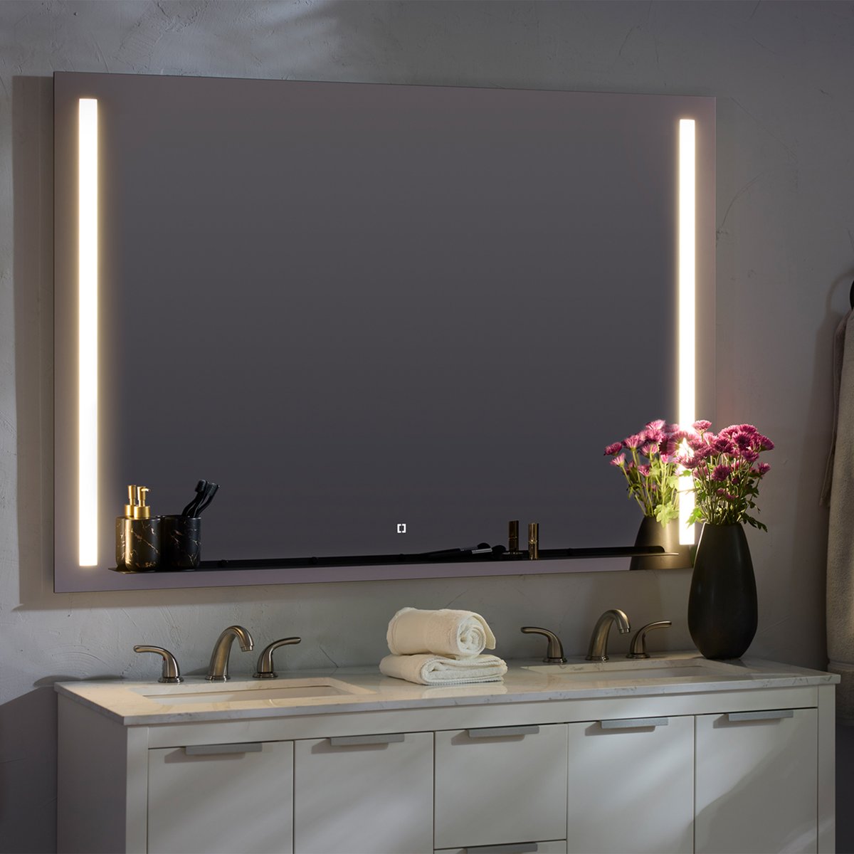 Oxygen Skylight Square LED Mirror | Lightopia