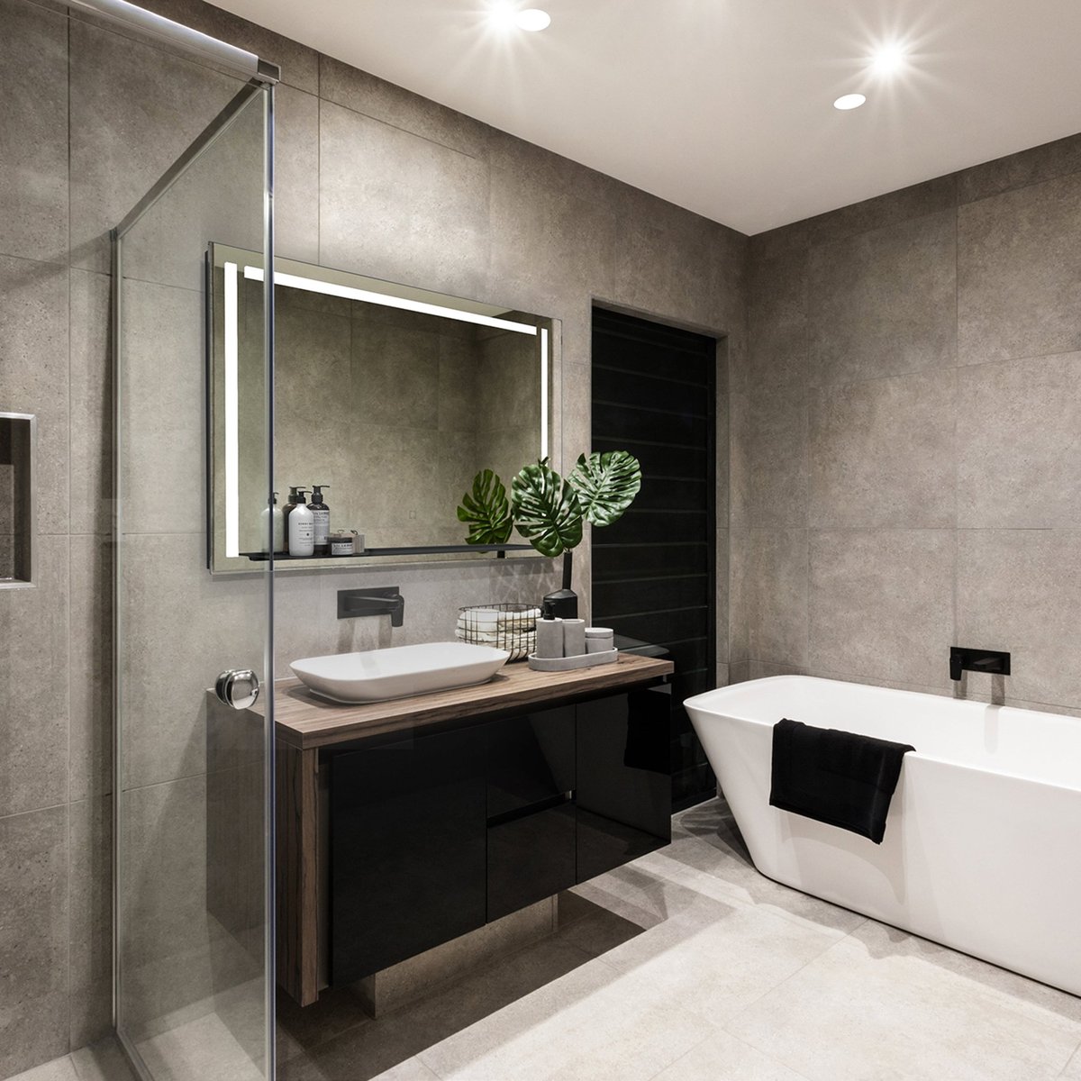 Oxygen Skylight Square LED Mirror | Lightopia