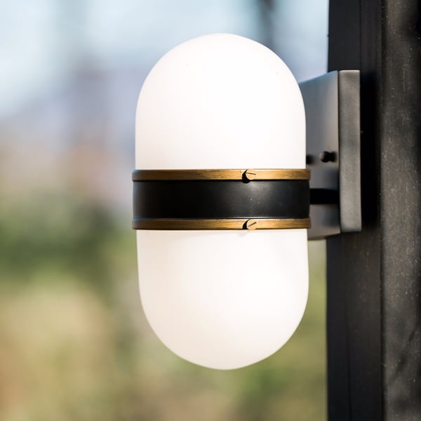 Crystorama Capsule Outdoor Wall Light | Lightopia