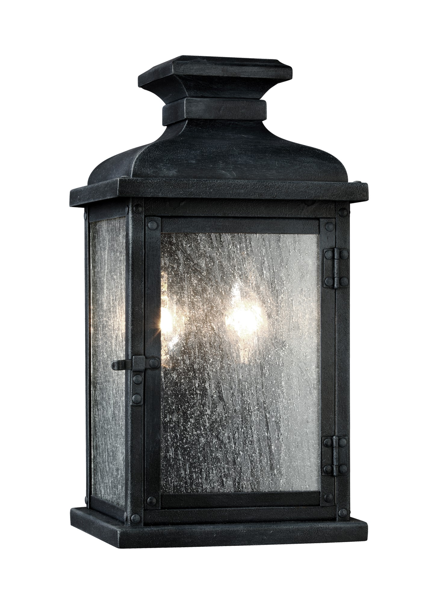 Visual Comfort Studio Pediment 2-Light Outdoor Wall Sconce | Lightopia