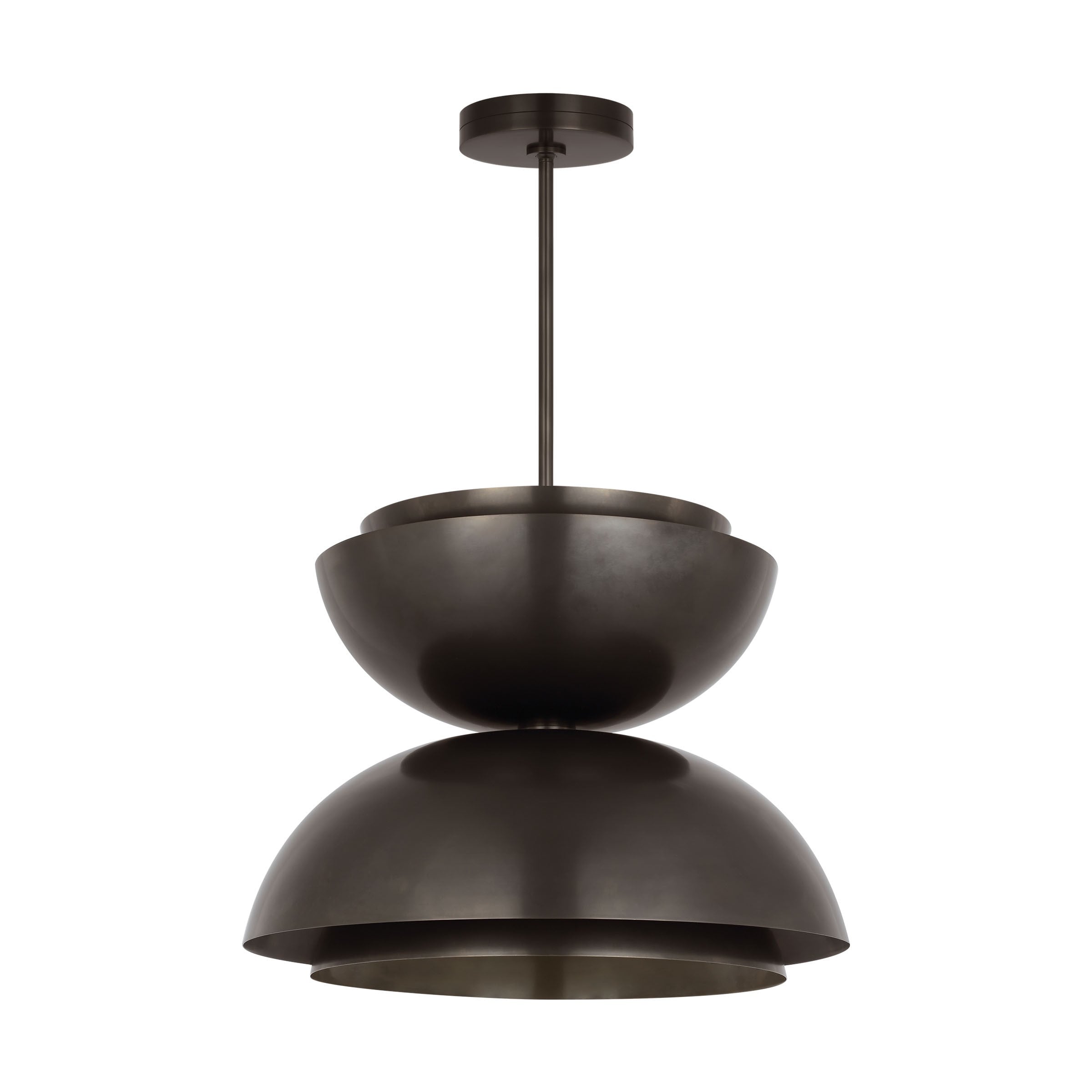 Visual Comfort Modern Shanti Double Asymmetric Pendant | Lightopia