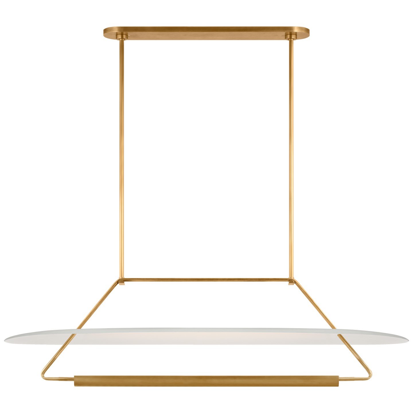 Visual Comfort Signature Teline Oval Linear Suspension | Lightopia