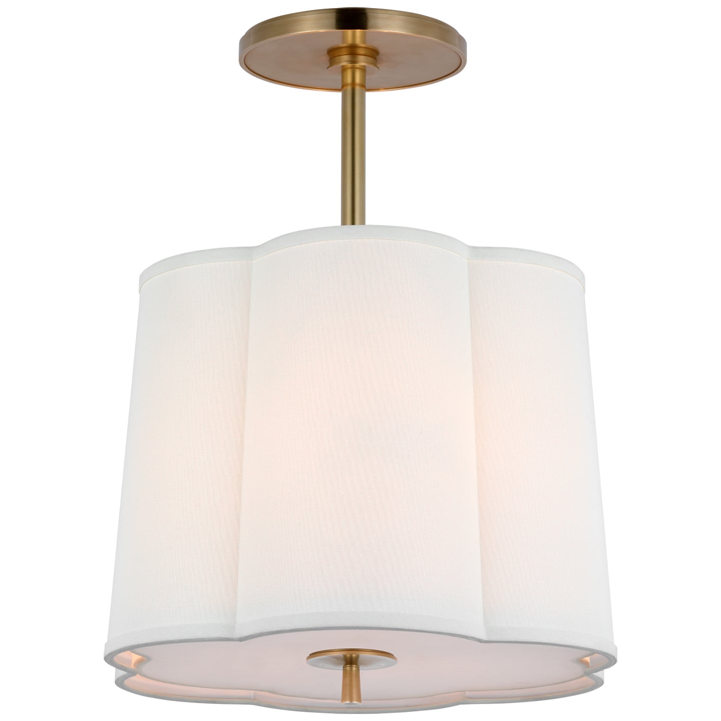 Visual Comfort Signature Simple Scallop Hanging Shade | Lightopia