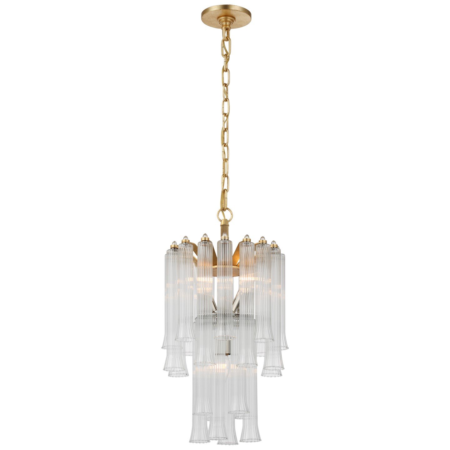 Visual Comfort Signature Lorelei Petite Waterfall Chandelier | Lightopia