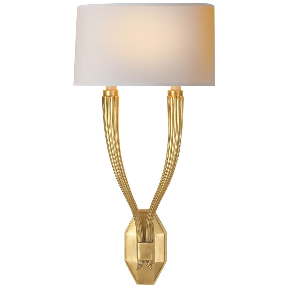 Visual Comfort Signature Ruhlmann Double Sconce | Lightopia